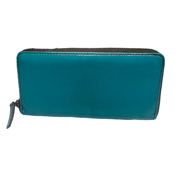 orYANY | Bags | Oryany Turquoise Full Zip Continental Wallet | Poshmark